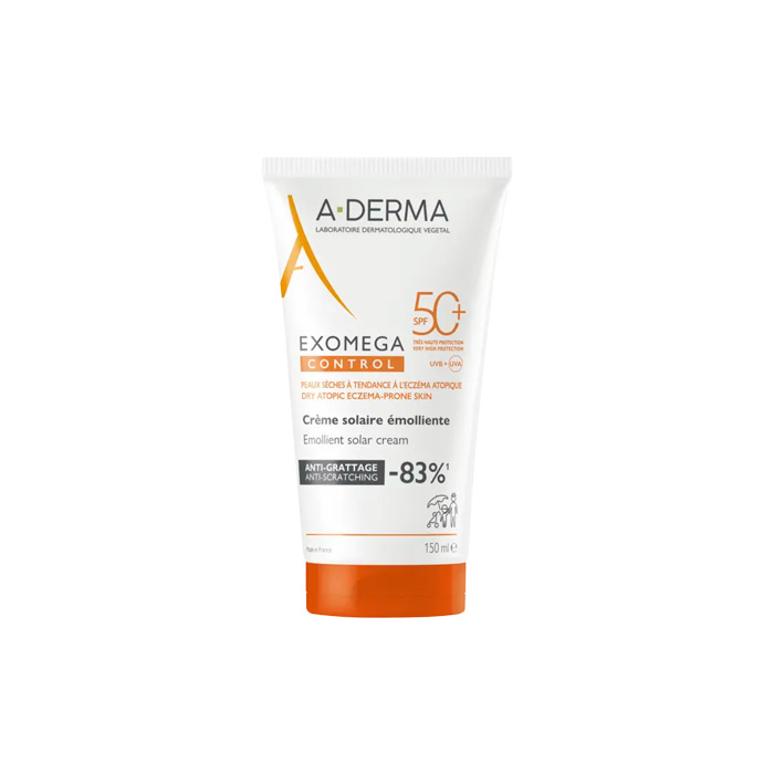 A-derma Exomega Control Protector Solar Emoliente Spf50+ 150ml