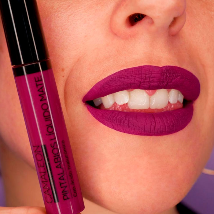 Camaleon Labial Líquido Morado Ciruela 8ml