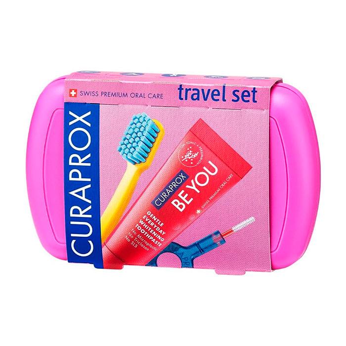Curaprox Set de Viaje Rosa