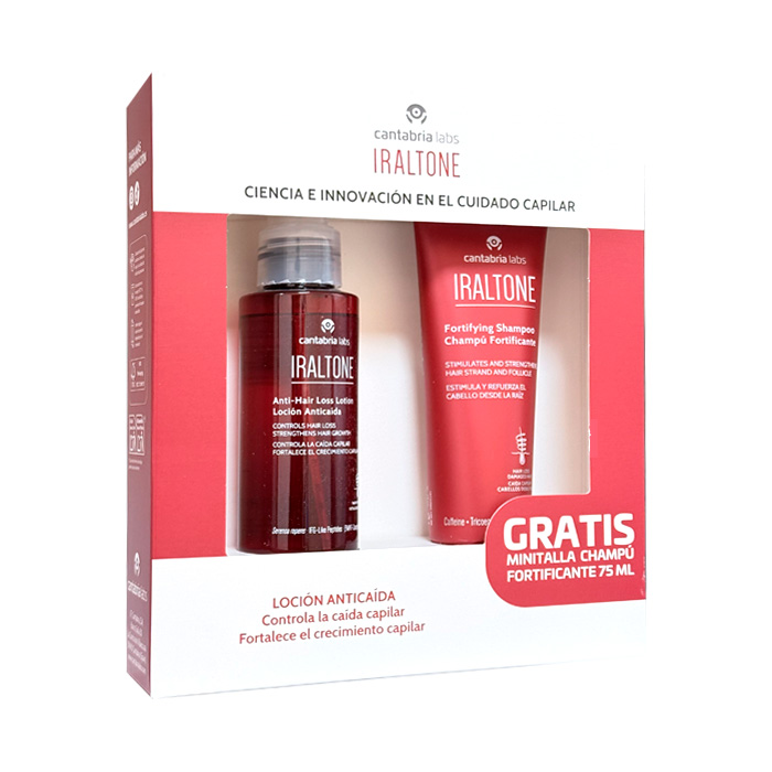 Iraltone Loción Anticaída 100ml + Champú Fortificante 75ml
