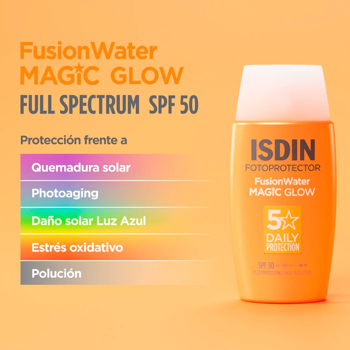 Isdin Fusion Water Magic Glow Spf50 50ml