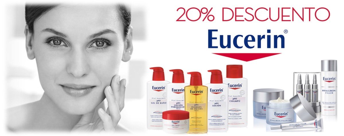 Eucerin con un 20% de descuento